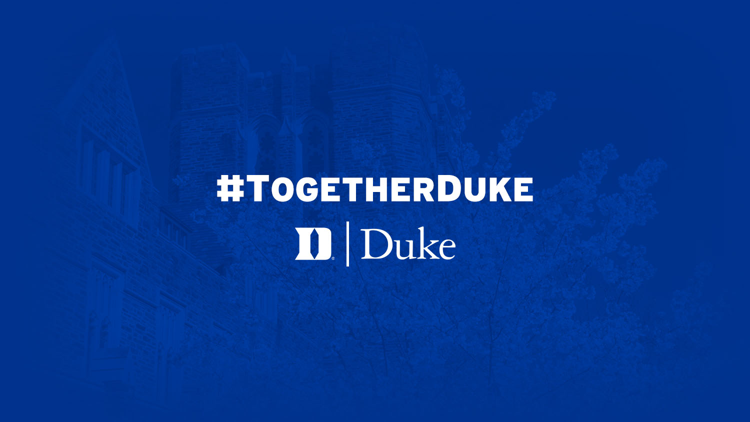 Together Duke: Giving Back - Coronavirus Response